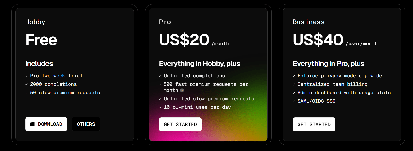 Cursor充值支持的支付方式（信用卡）有哪些？